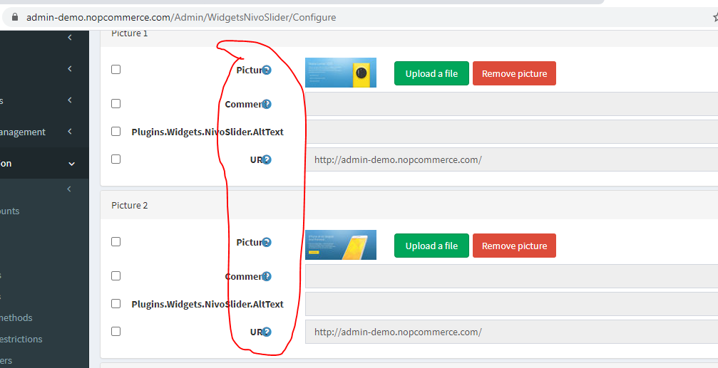 Design issue on admin __ConfigurePlugin layout · Issue #5263 · nopSolutions/nopCommerce · GitHub