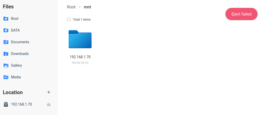 Eject failed · Issue #997 · IceWhaleTech/CasaOS · GitHub