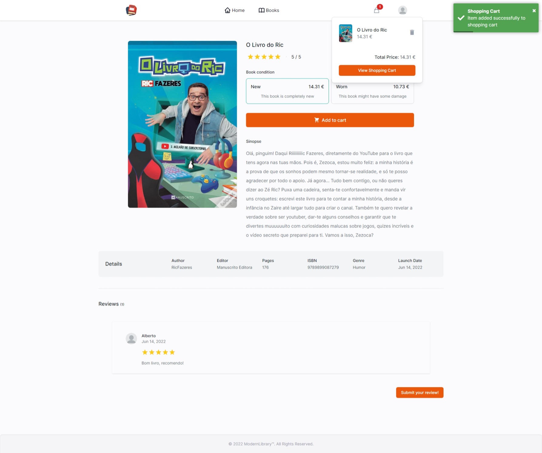 GitHub - oliveira1712/ModernLibrary: University project related to web ...