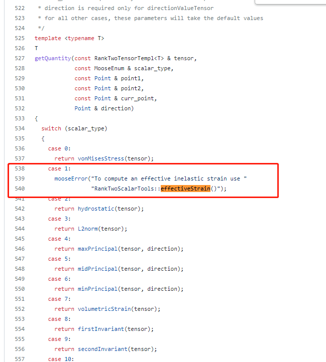 Is the function to calculate 'EffectiveStrain' in 'RankTwoScalarTools' invalid now? · idaholab ...