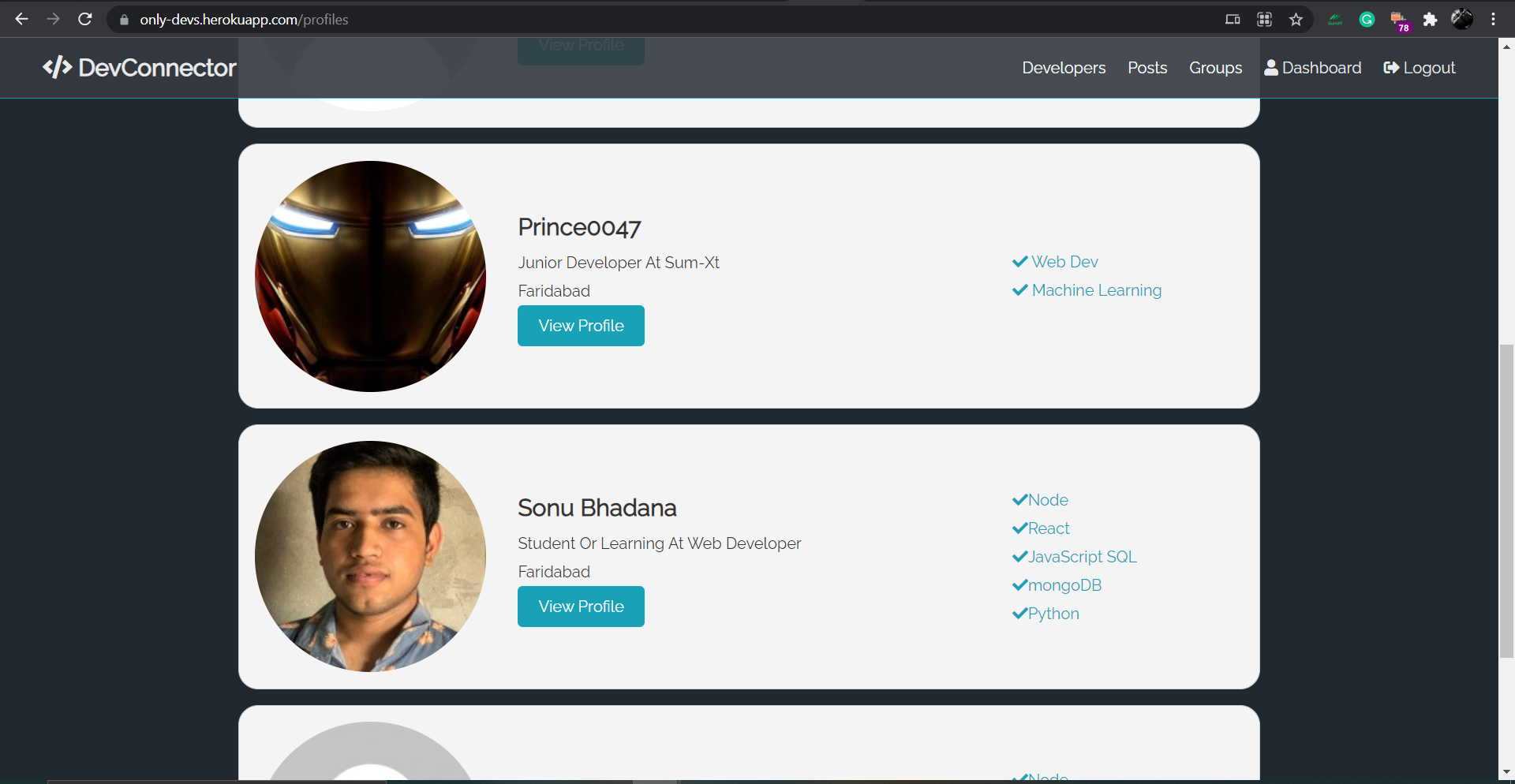 GitHub - Prince0047/dev-Connector: A social hub for Developers.