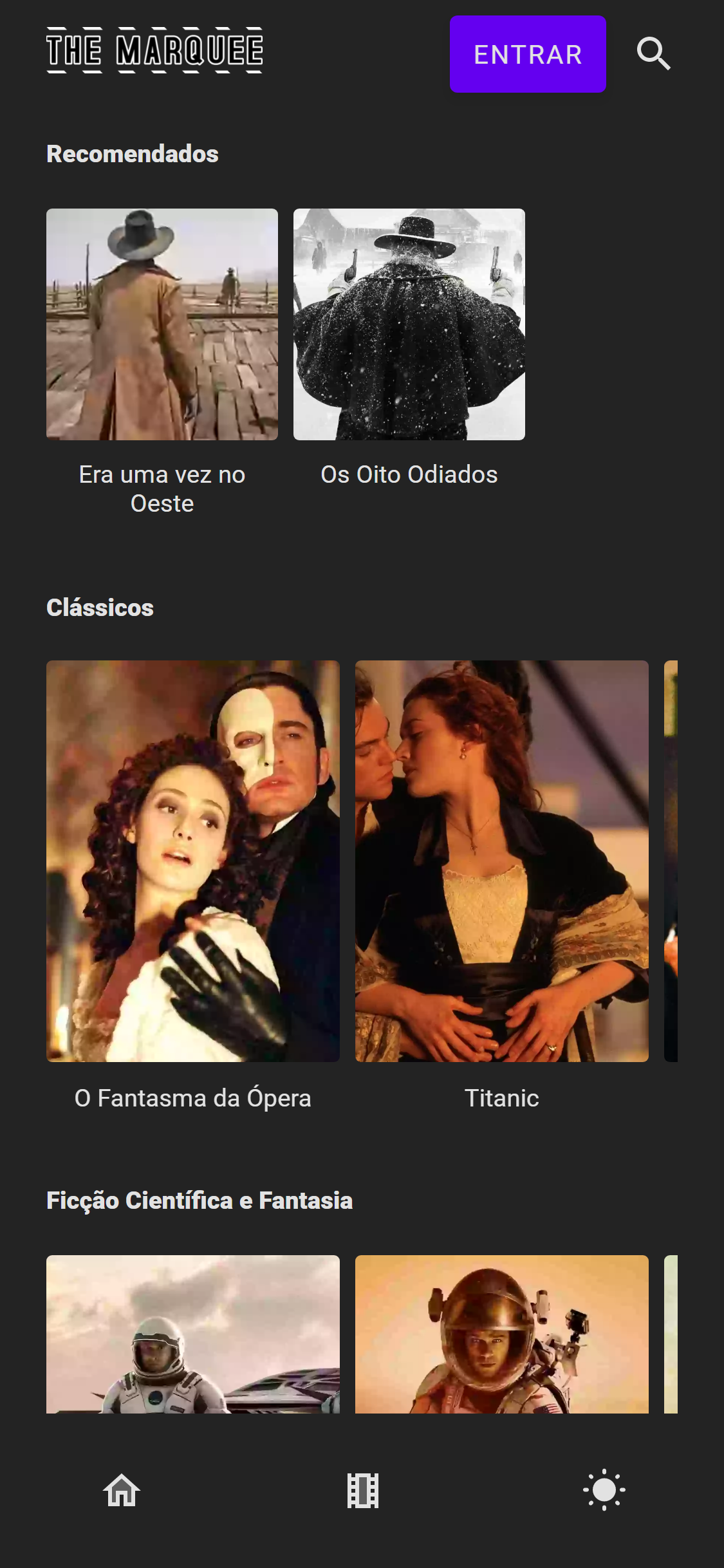 GitHub - goulart-pedro/The-Marquee: Trabalho Prog. Web 2020 / Mostra 2021