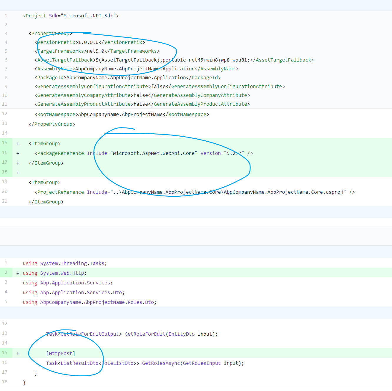 [HttpPost] being ignored on IAppService methods · Issue #5909 · aspnetboilerplate ...