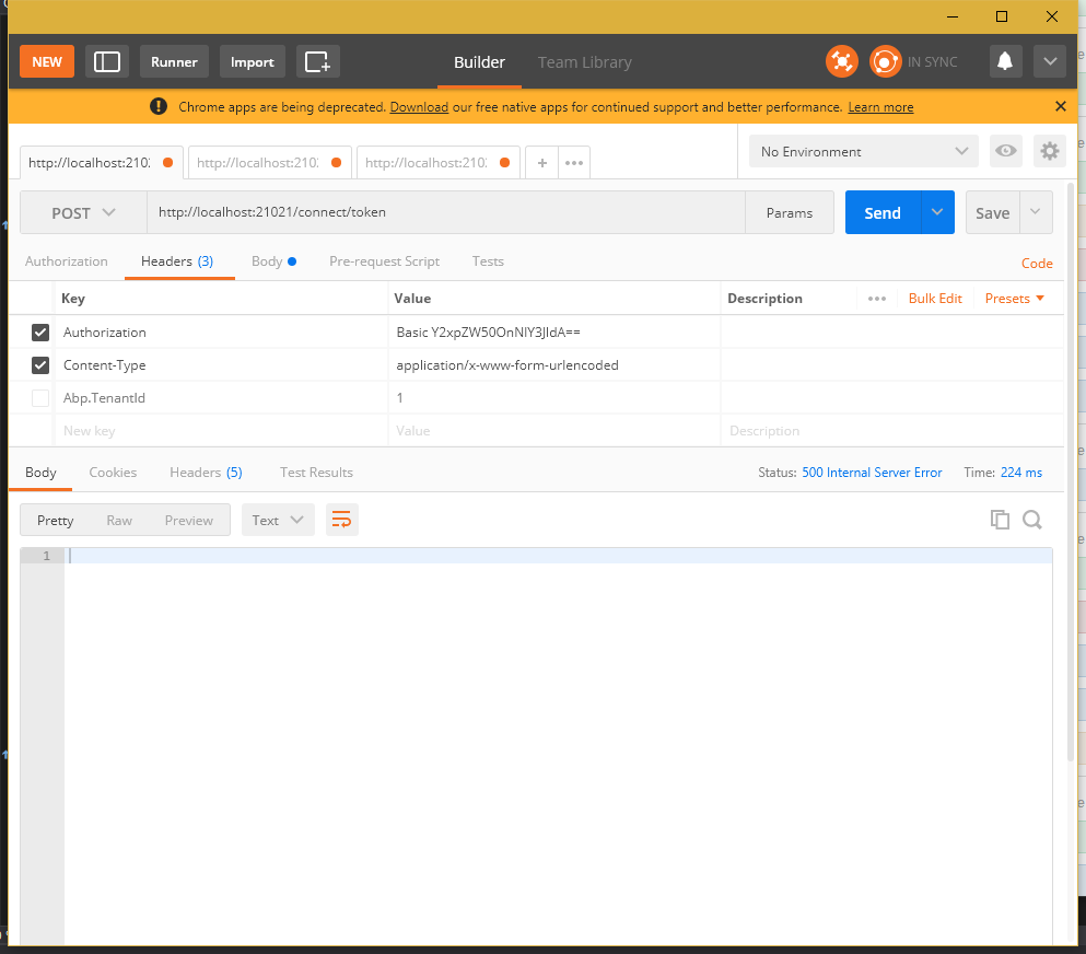 Identity Server Integration resource owner password credentials exception · Issue #2776 ...