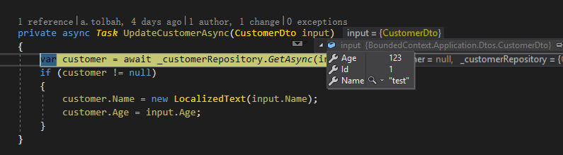 EntityChangedEventData doesn't trigger when updating entities with value objects · Issue #4071 ...