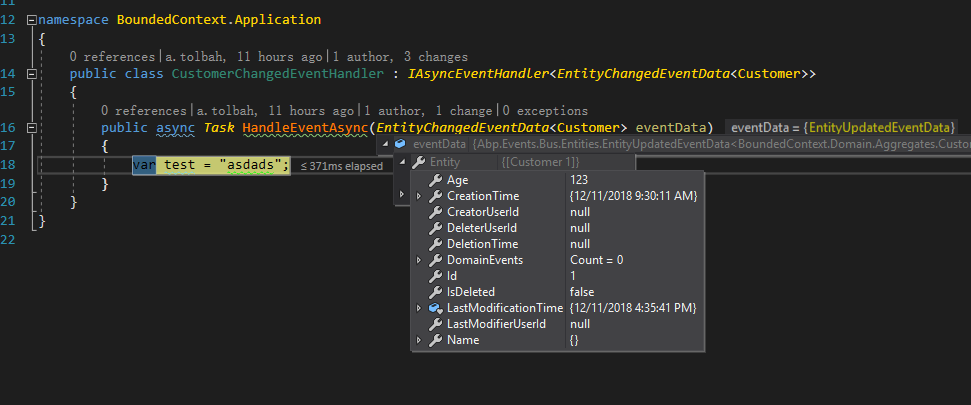EntityChangedEventData doesn't trigger when updating entities with value objects · Issue #4071 ...