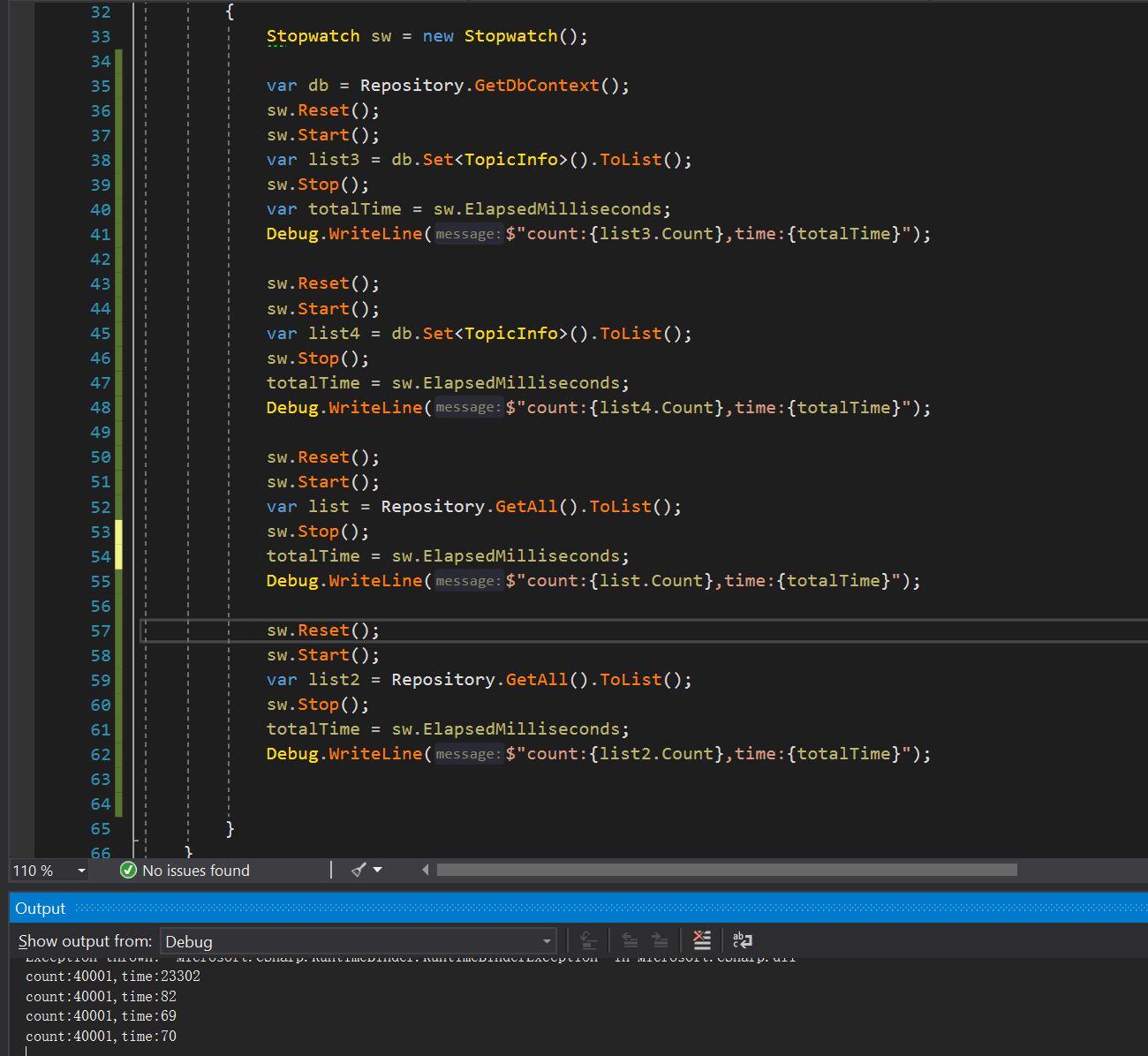GetAll().ToList() Very slow · Issue #4871 · aspnetboilerplate/aspnetboilerplate · GitHub