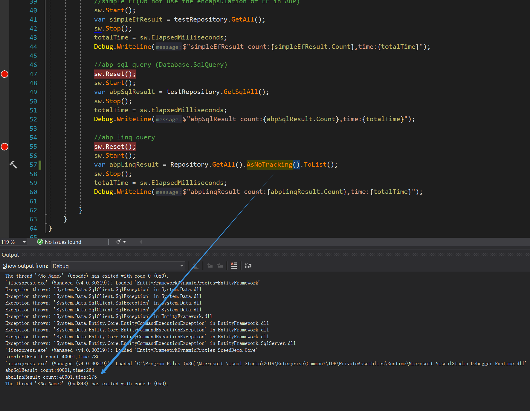 GetAll().ToList() Very slow · Issue #4871 · aspnetboilerplate/aspnetboilerplate · GitHub