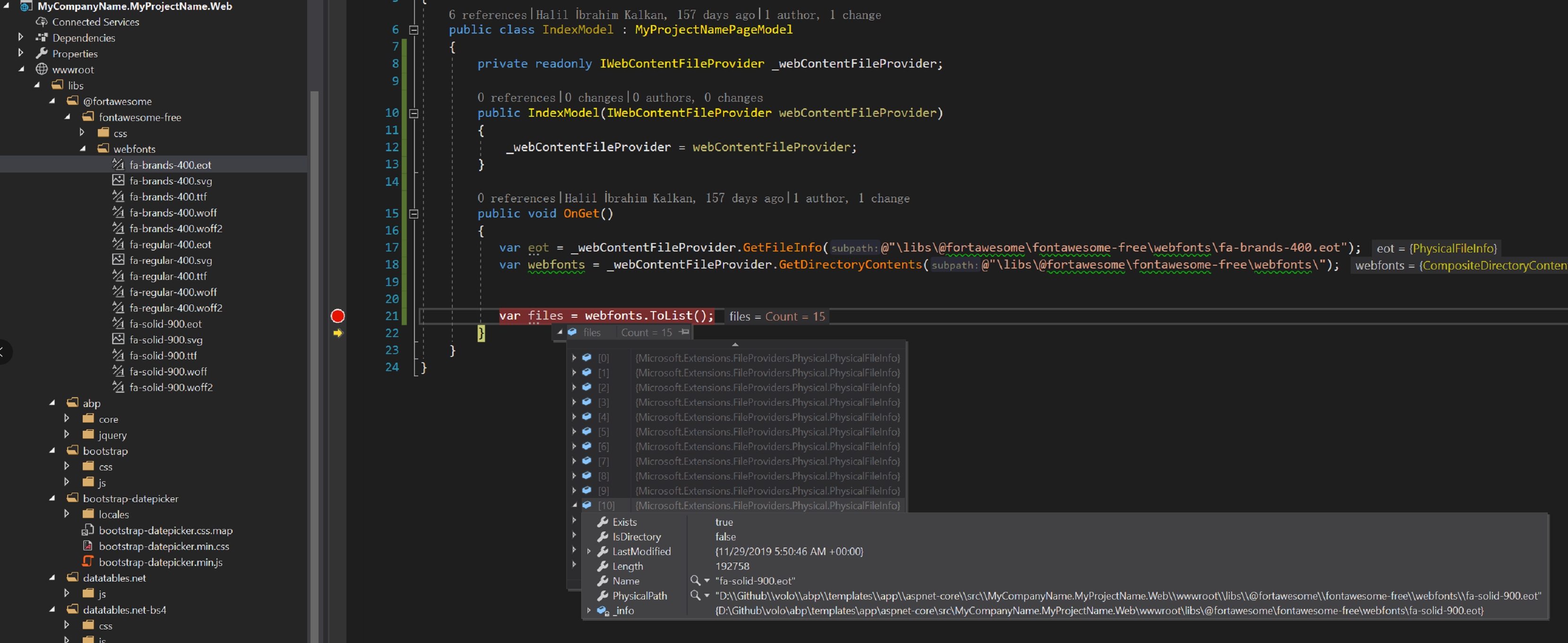 _virtualFileProvider.GetDirectoryContents("") not returning all files · Issue #1695 ...