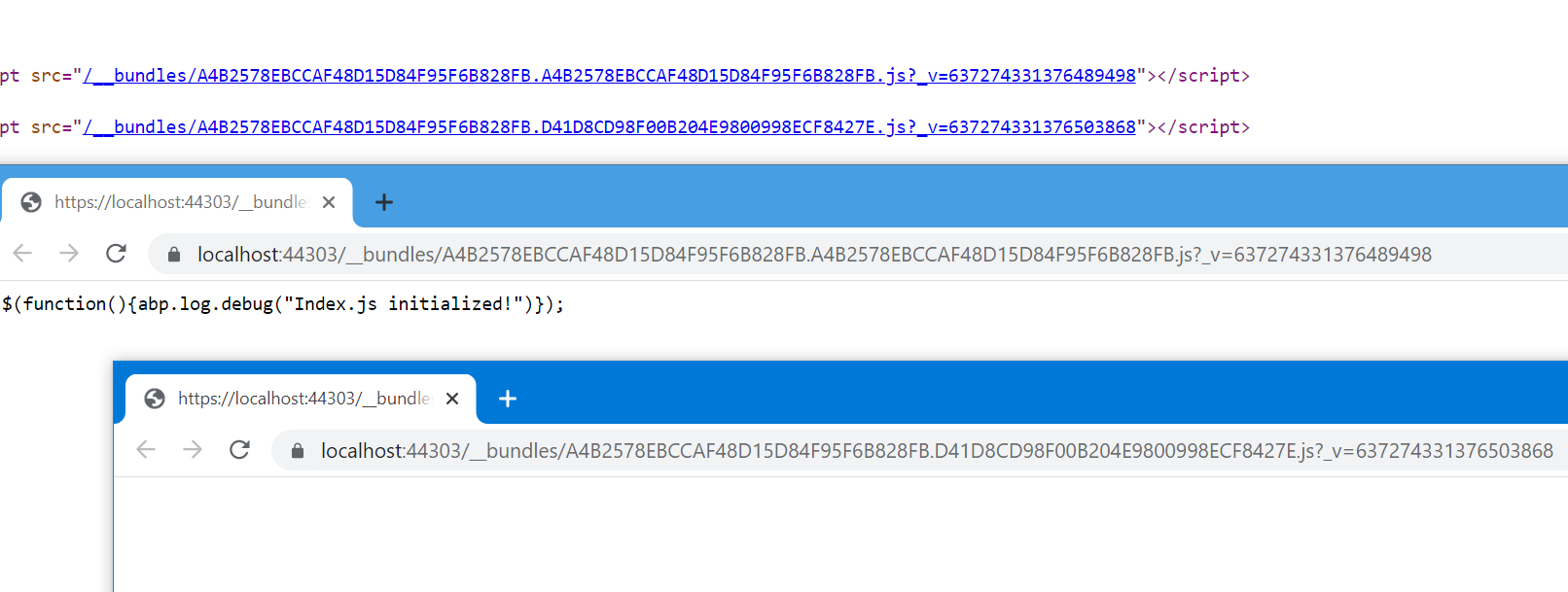 Multiple bound script & stype is empty. · Issue #4309 · abpframework/abp · GitHub
