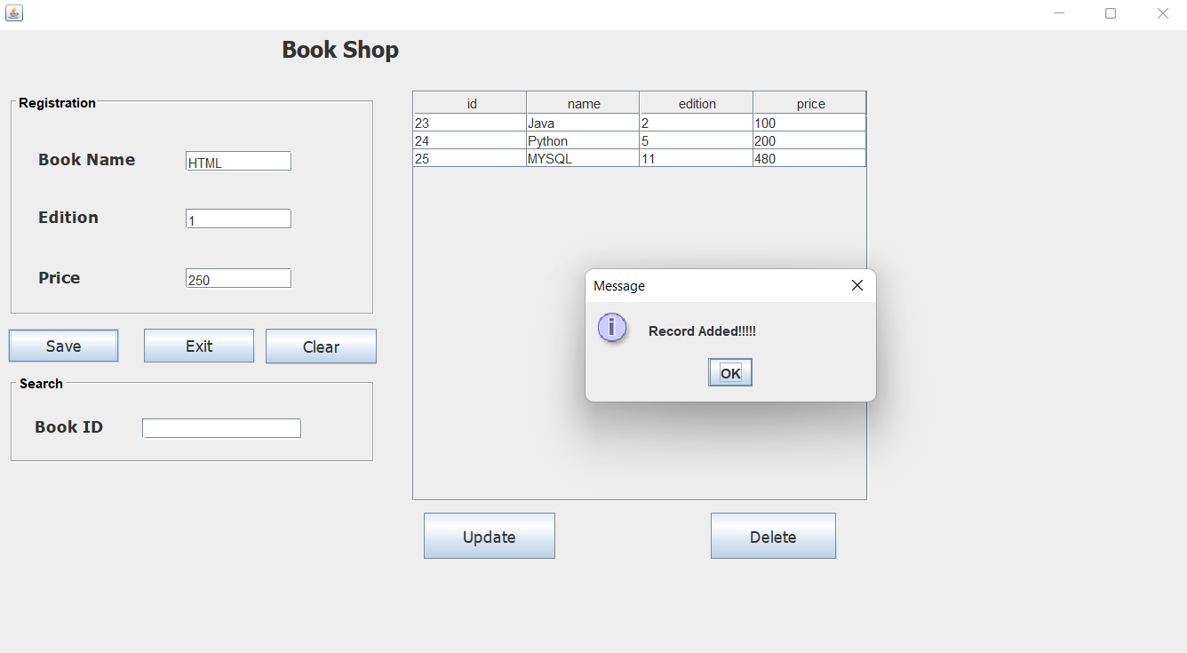 GitHub - nisha710/Bookshop-Management-System