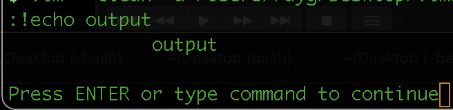 laststatus + redraw! causes external command output to be highlighted with StatusLine group ...
