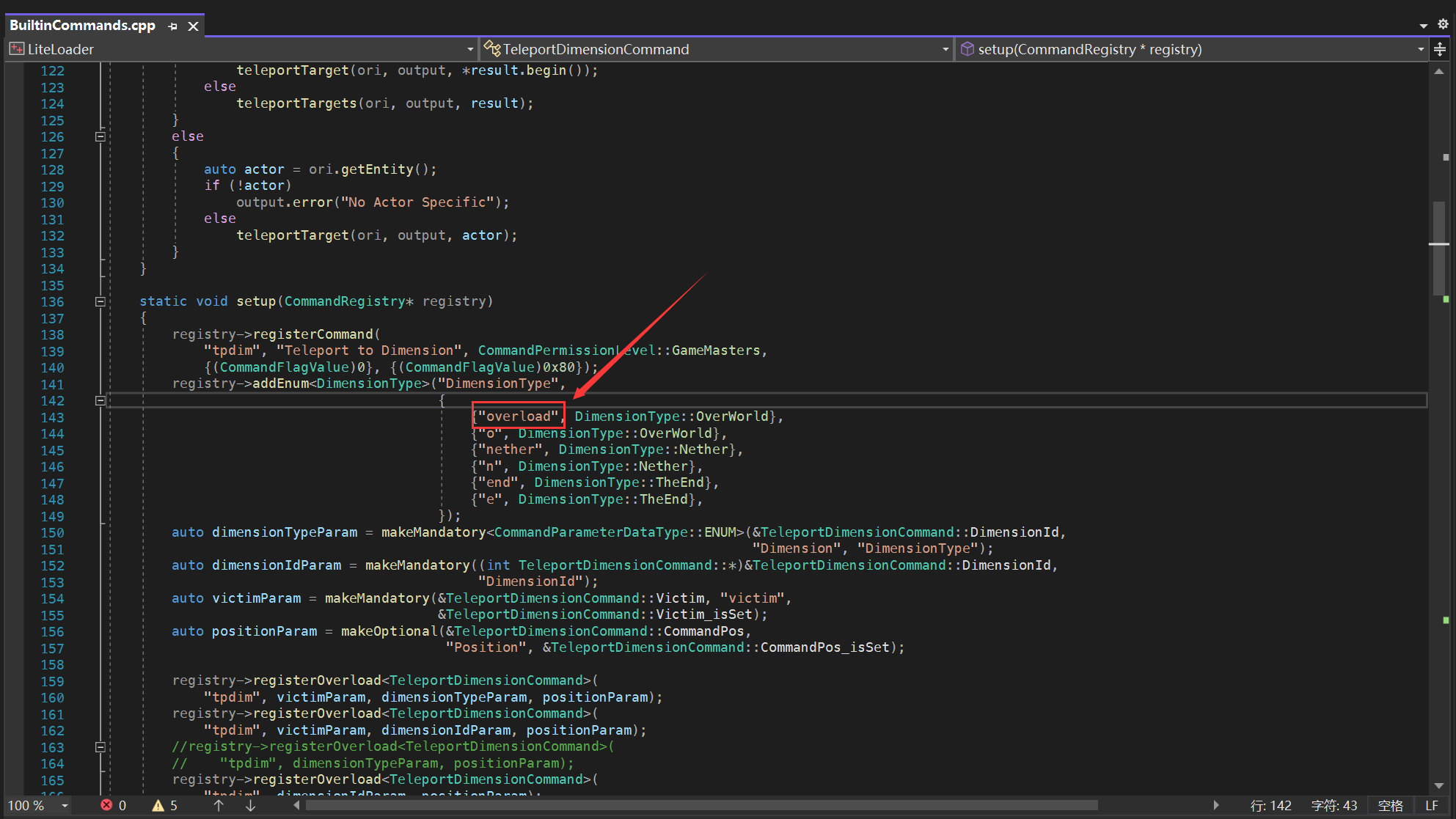/tpdim指令中枚举值对应字符串错误 · Issue #215 · LiteLDev/LeviLamina · GitHub