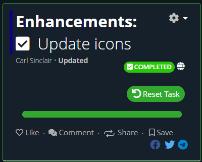 Rework Task post and stream entry view for instances of user profiles · Issue #122 · humhub ...