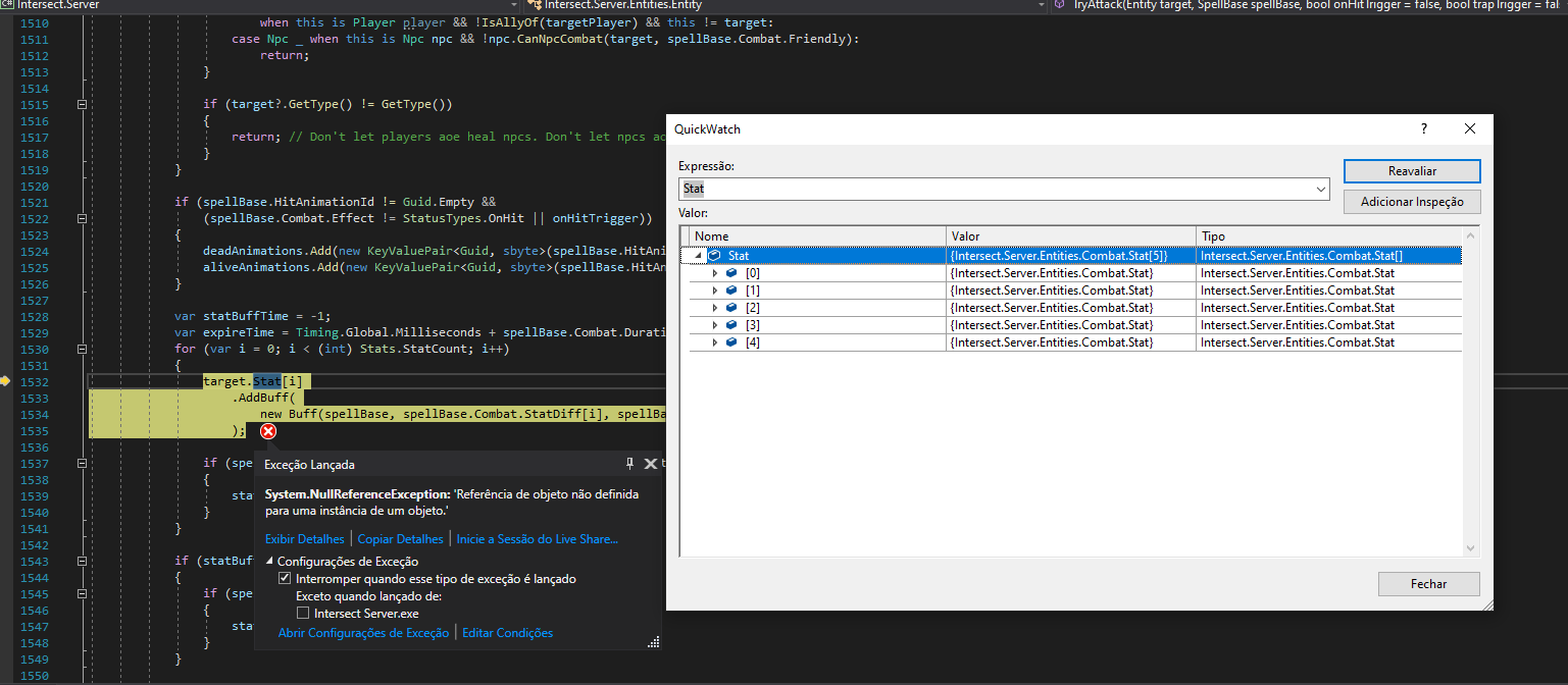 bug: Crashing after use projectile spells · Issue #1419 · AscensionGameDev/Intersect-Engine · GitHub