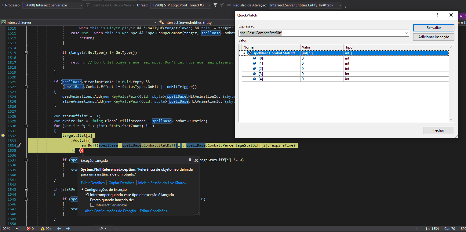 bug: Crashing after use projectile spells · Issue #1419 · AscensionGameDev/Intersect-Engine · GitHub