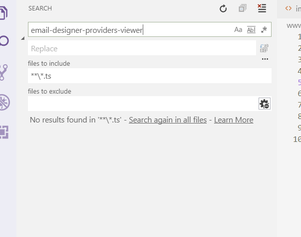 Search with files to include · Issue #63550 · microsoft/vscode · GitHub