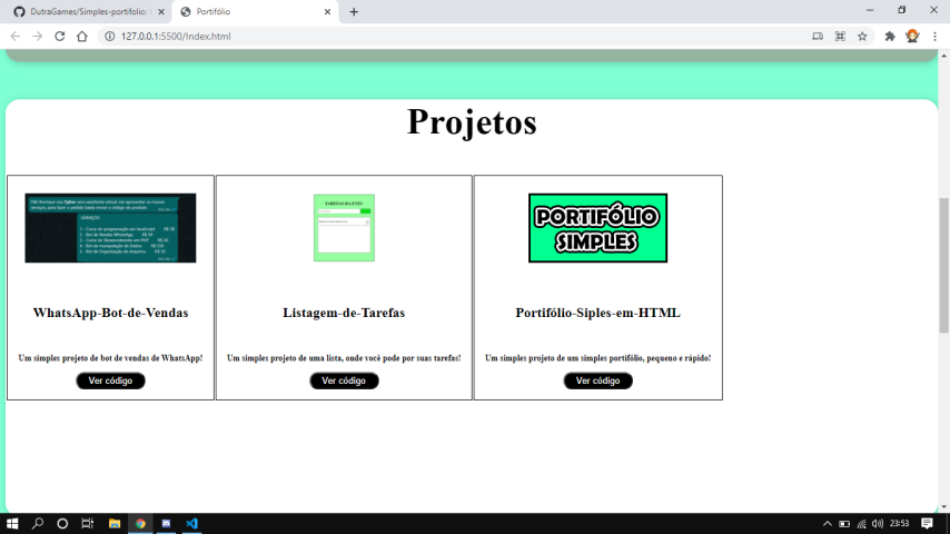 GitHub - DutraGames/Simples-portifolio: Um portfólio simples.