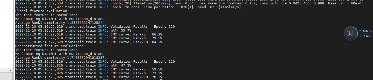 The mAP and Rank-1 do not reach the result of the paper · Issue #4 · ZacharyWang-007/FED ...