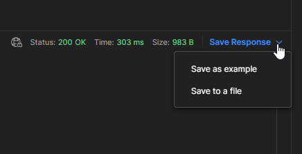 [feature]: Save specific response data to example(not file download) · Issue #2860 · hoppscotch ...