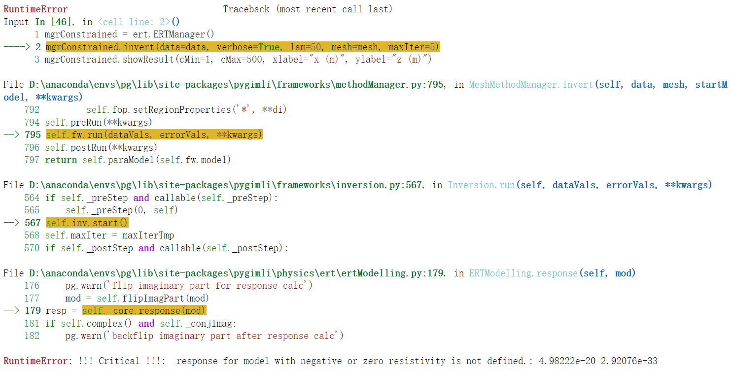 Structural constraint invert runtimeError · Issue #446 · gimli-org/gimli · GitHub