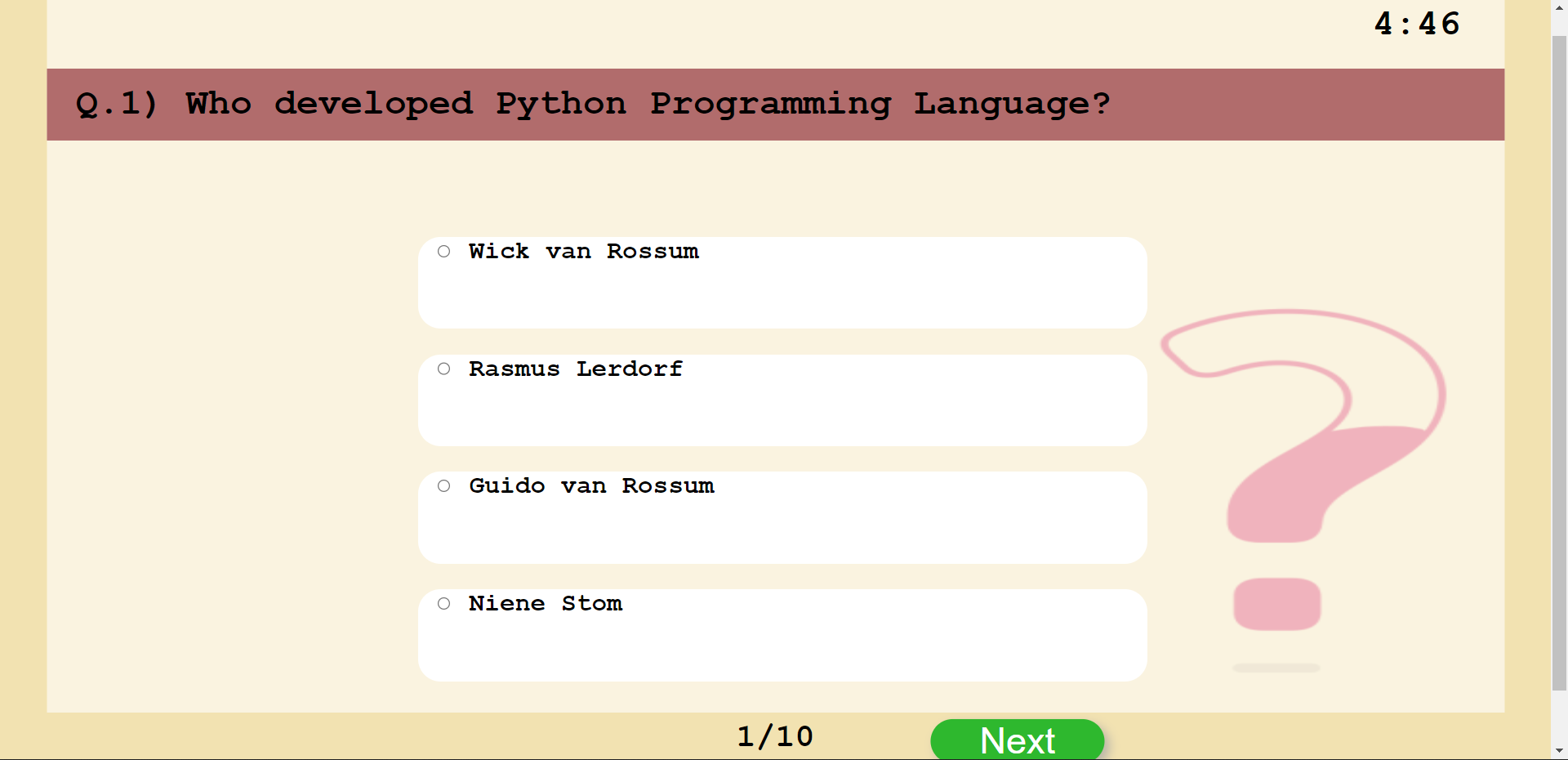 GitHub - BhavarthPatel/Quizly: Quizly is a web-based application which can be used for quiz. It ...