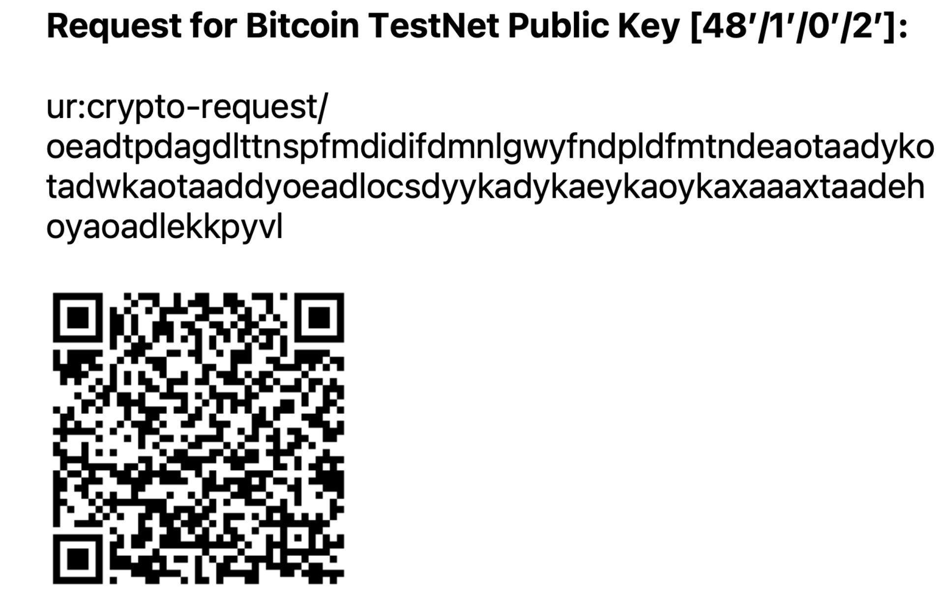 FEATURE REQUEST: In Airgap Wallet/Gordian Seed Tool offer a crypto-request QR · Issue #382 ...