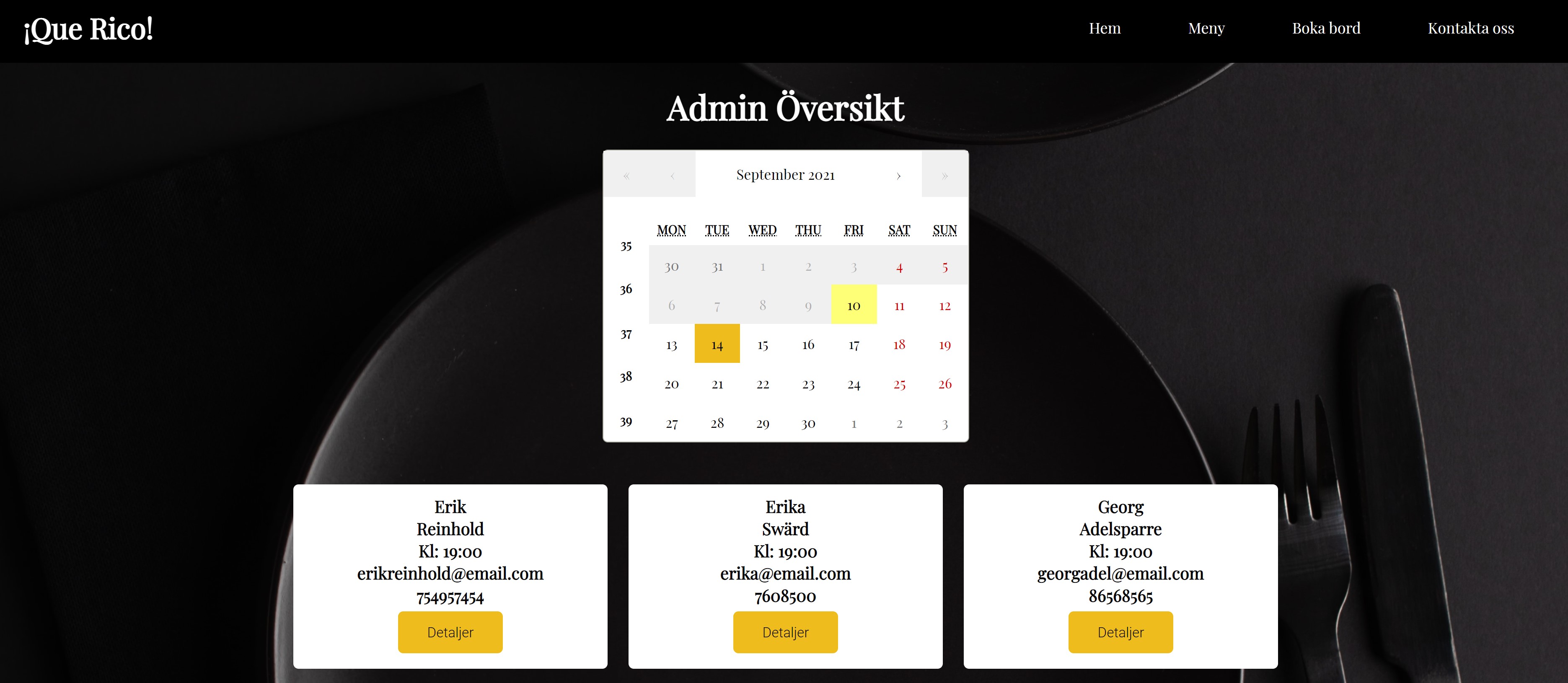 GitHub - CarolinaLag/QueRico-BookingApp-Frontend: Restaurant booking App built with React ...