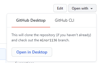 "Open in Desktop" opens pr/ not branch · Issue #11733 · desktop/desktop ...