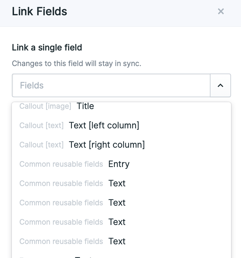 Show field handle when linking to other fields in the blueprint builder ...