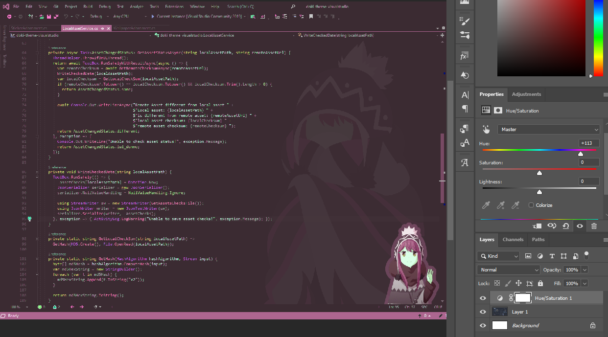 [Theme Request] Kagamihara Nadeshiko · Issue #135 · doki-theme/doki-master-theme · GitHub