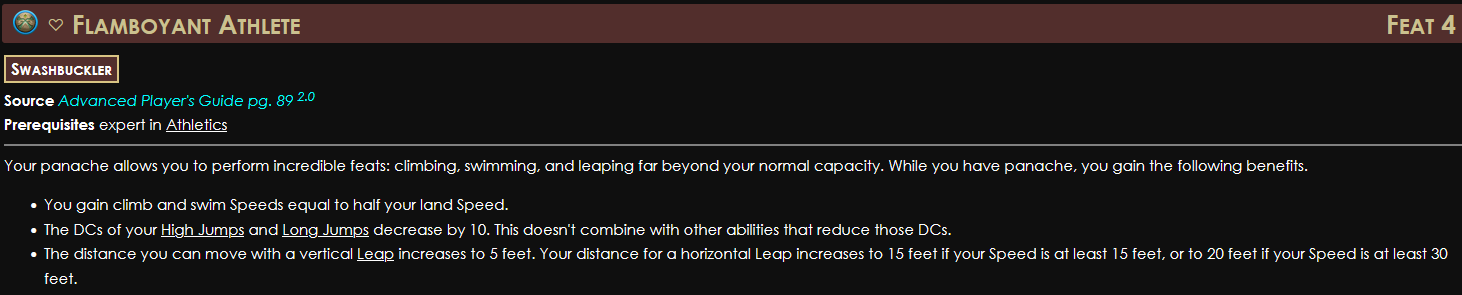 Flamboyant Athlete is listed as 2 actions; must be confused with Flamboyant Leap · Issue #7829 ...