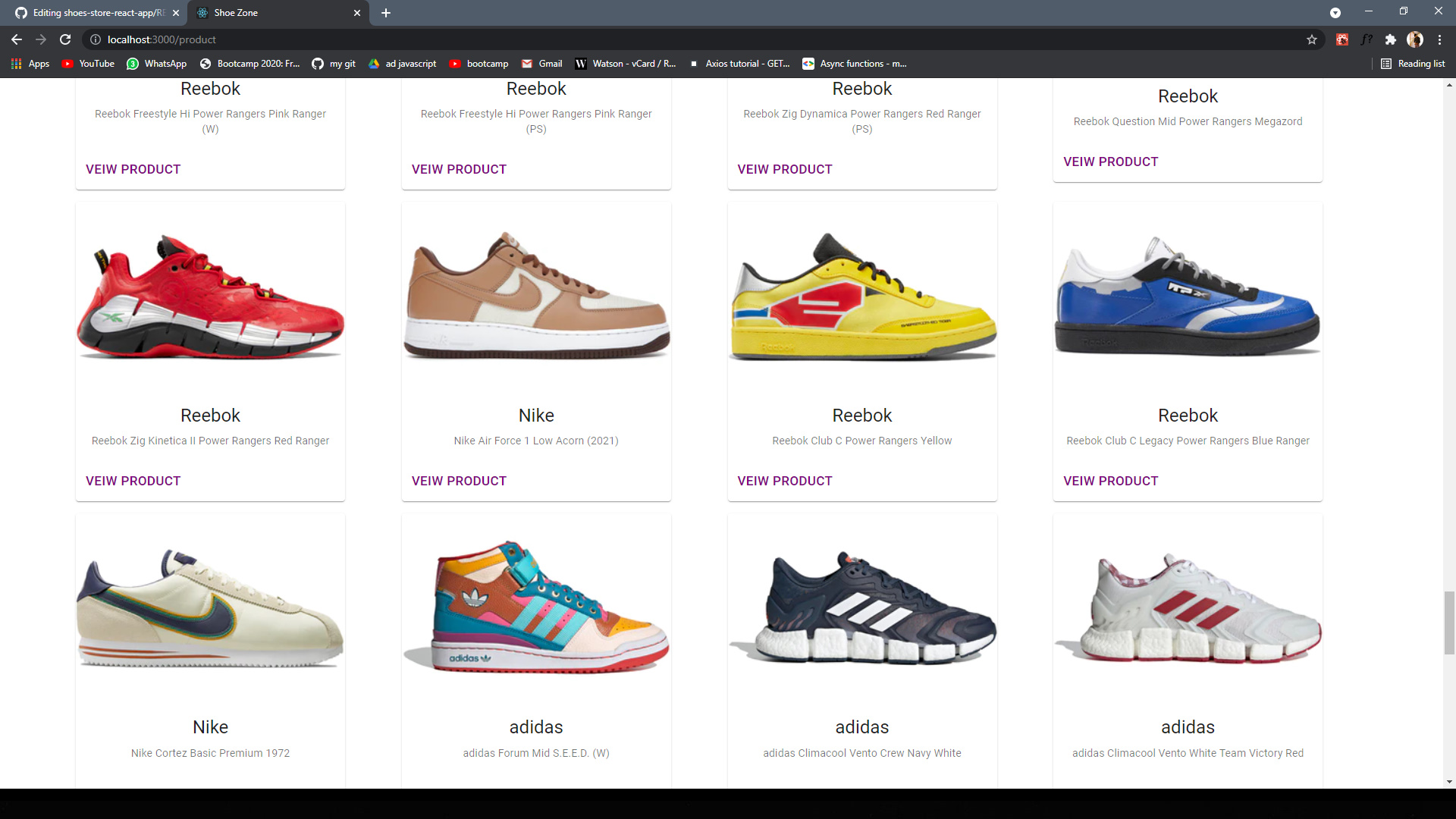 GitHub - muhammadmkhan/shoes-store-react-app