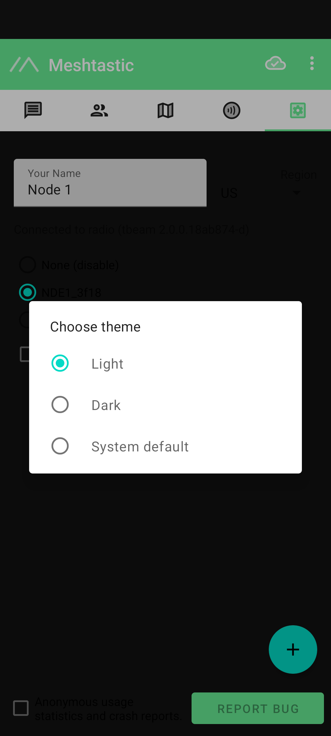 Dialog color on Dark Mode isn't good. · Issue #506 · meshtastic/Meshtastic-Android · GitHub
