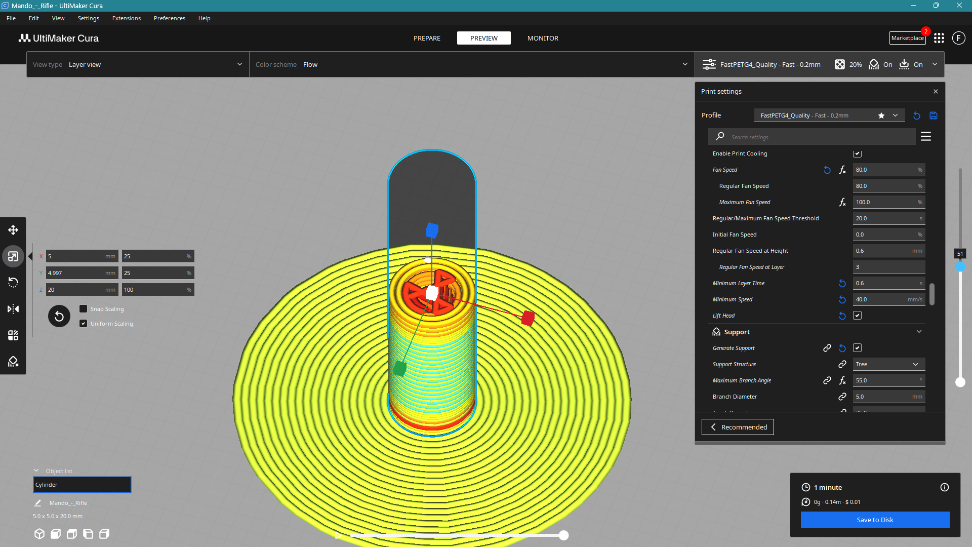 Inconsistent infill in layers of thin cylinders. · Issue #17099 ...