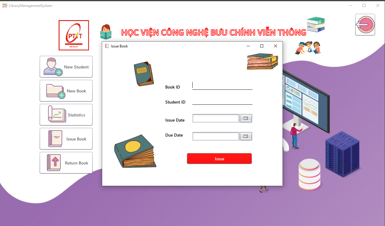 GitHub - lng8212/LibraryManagementSystem: LMS is a Java Application ...