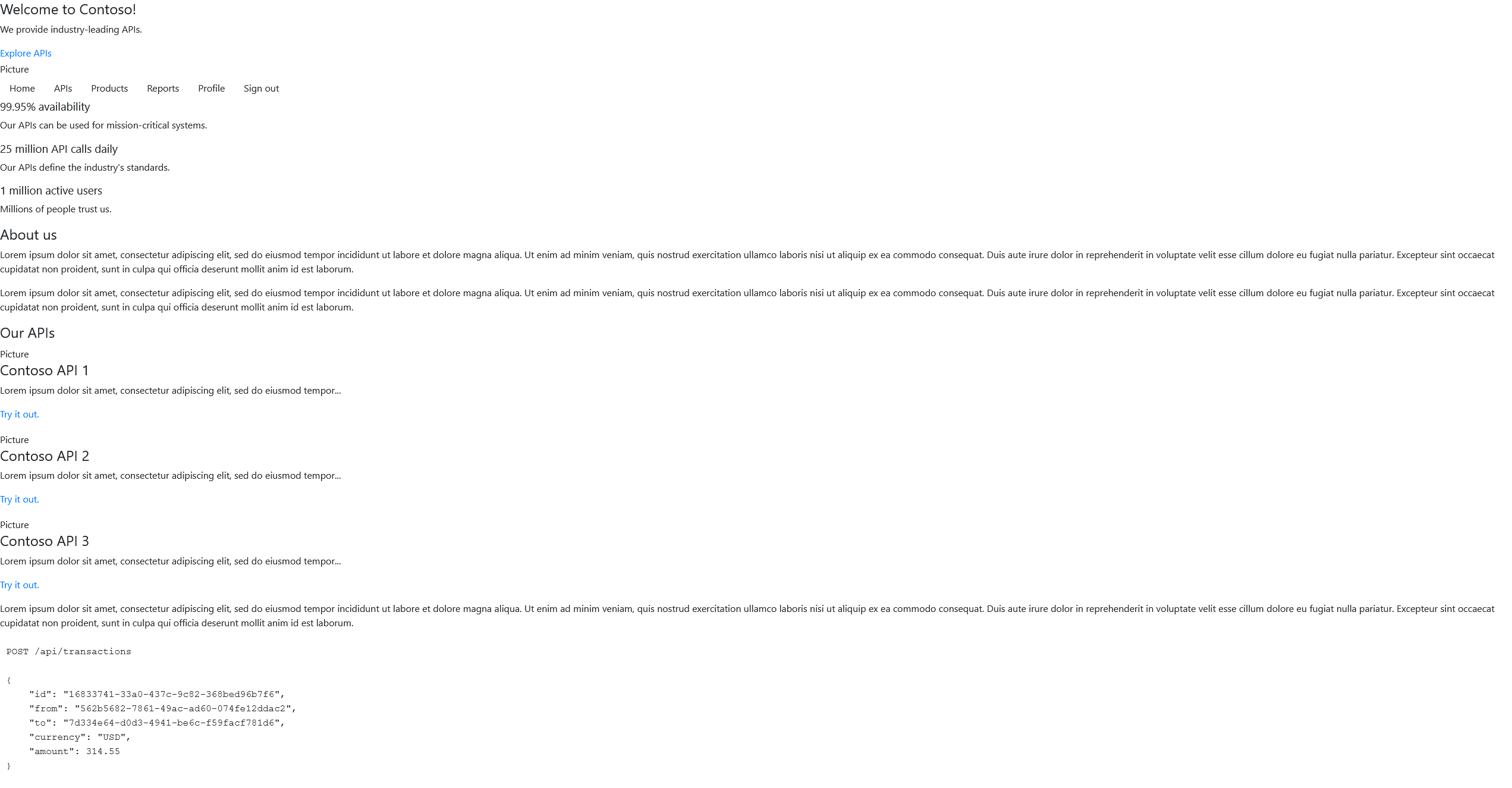 Mime Type Error With Developer Portal · Issue 629 · Azureapi Management Developer Portal · Github