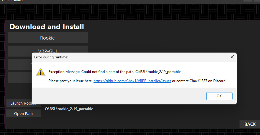 im having issues · Issue #22 · frxctura/VRPE-Installer · GitHub
