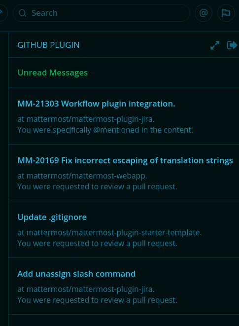 Display time of notification in the Unread Messages pane · Issue #182 · mattermost/mattermost ...