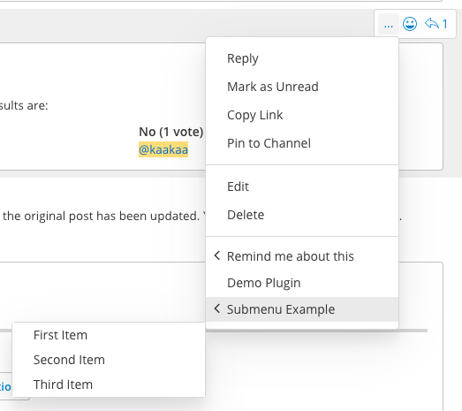 Post Dropdown Sub Menu is misaligned · Issue #16272 · mattermost/mattermost · GitHub