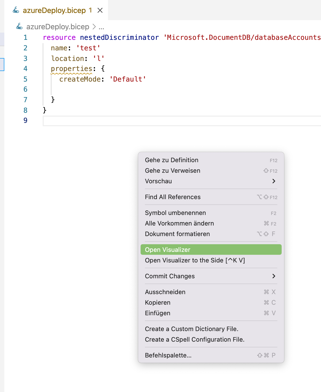 Build And Show Visualizer Menu Inconsistencies · Issue 5677 · Azure