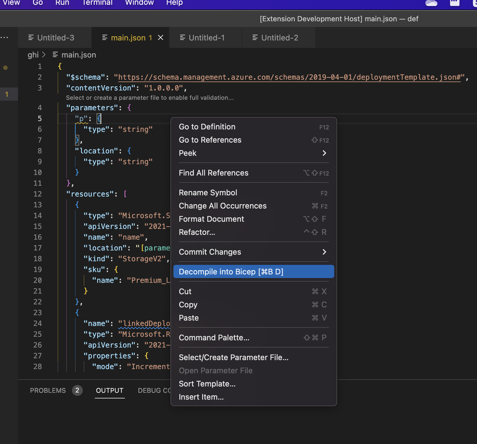 Add Decompile Command By Stephenweatherford · Pull Request 8804 · Azurebicep · Github