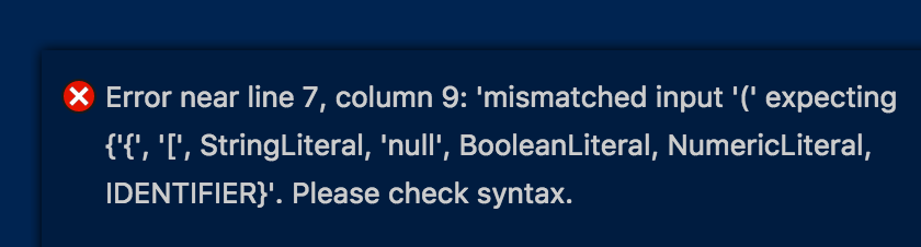 Incorrect Line Reported For Syntax Error If Execute Codelens Is Used · Issue 647 · Microsoft