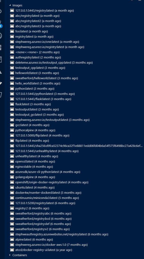 Images are not sorted exactly like "docker images" · Issue #820 · microsoft/vscode-docker · GitHub