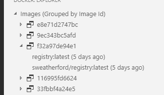 No icon shows in front of one image when selecting 'No Grouping ...