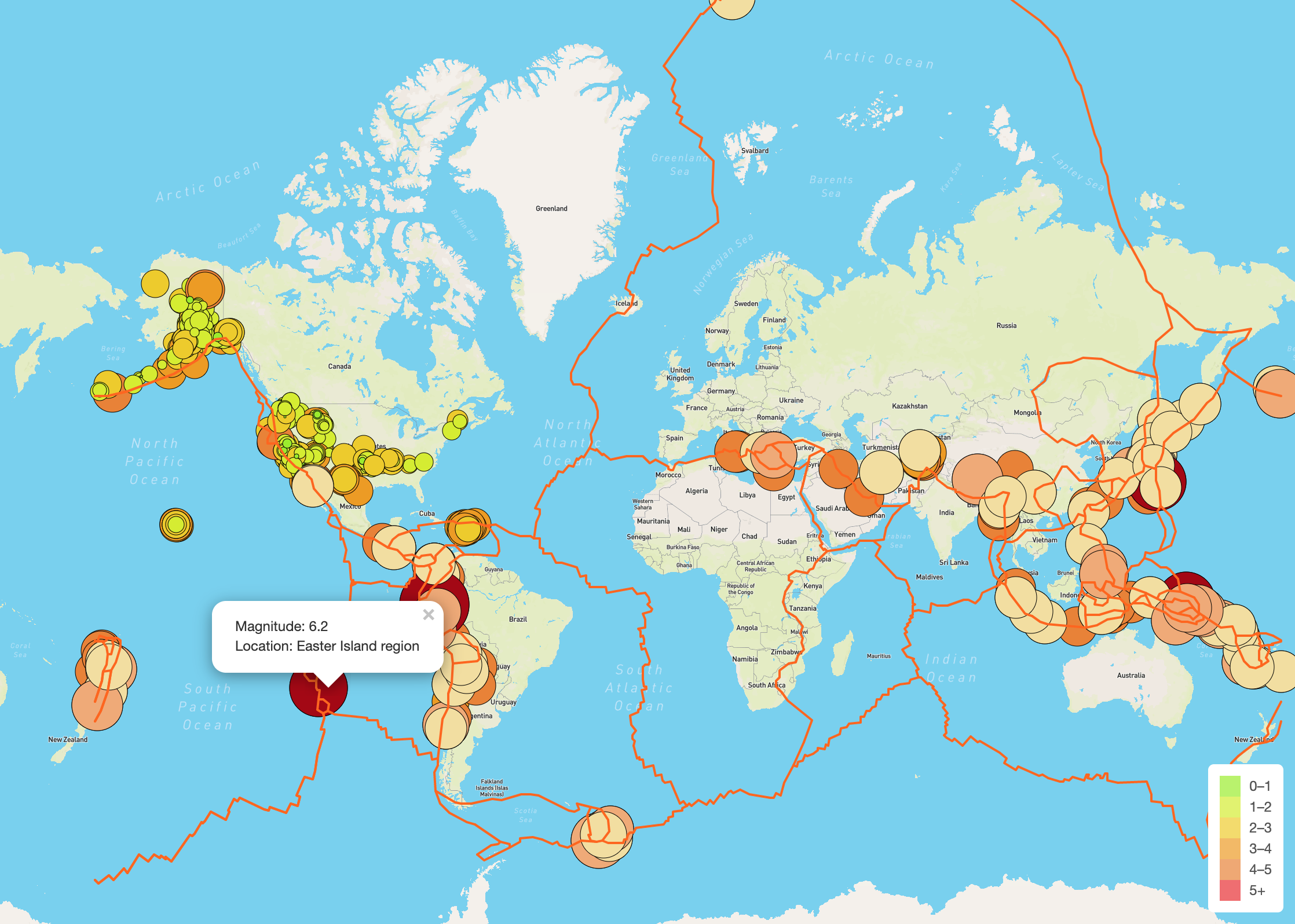 GitHub - mfreel14/Mapping_Earthquakes: Mapping earthquakes using GeoJSON data. Maps earthquakes ...