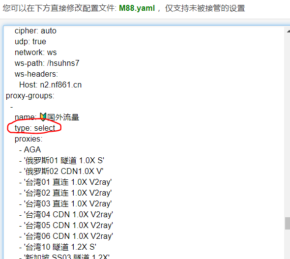 通过订阅来的配置文件，策略默认是select， 想修改模式，修改后就无法启动 · Issue #870 · vernesong/OpenClash · GitHub