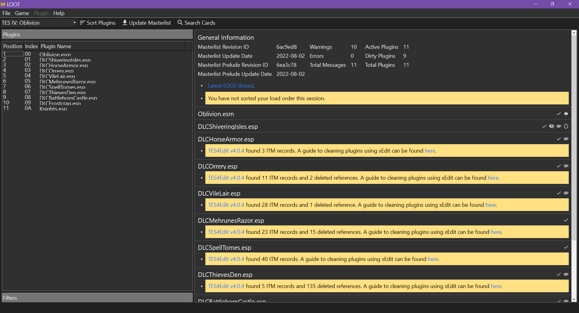 Improve text scaling in Plugins sidebar section · Issue #1773 · loot/loot · GitHub