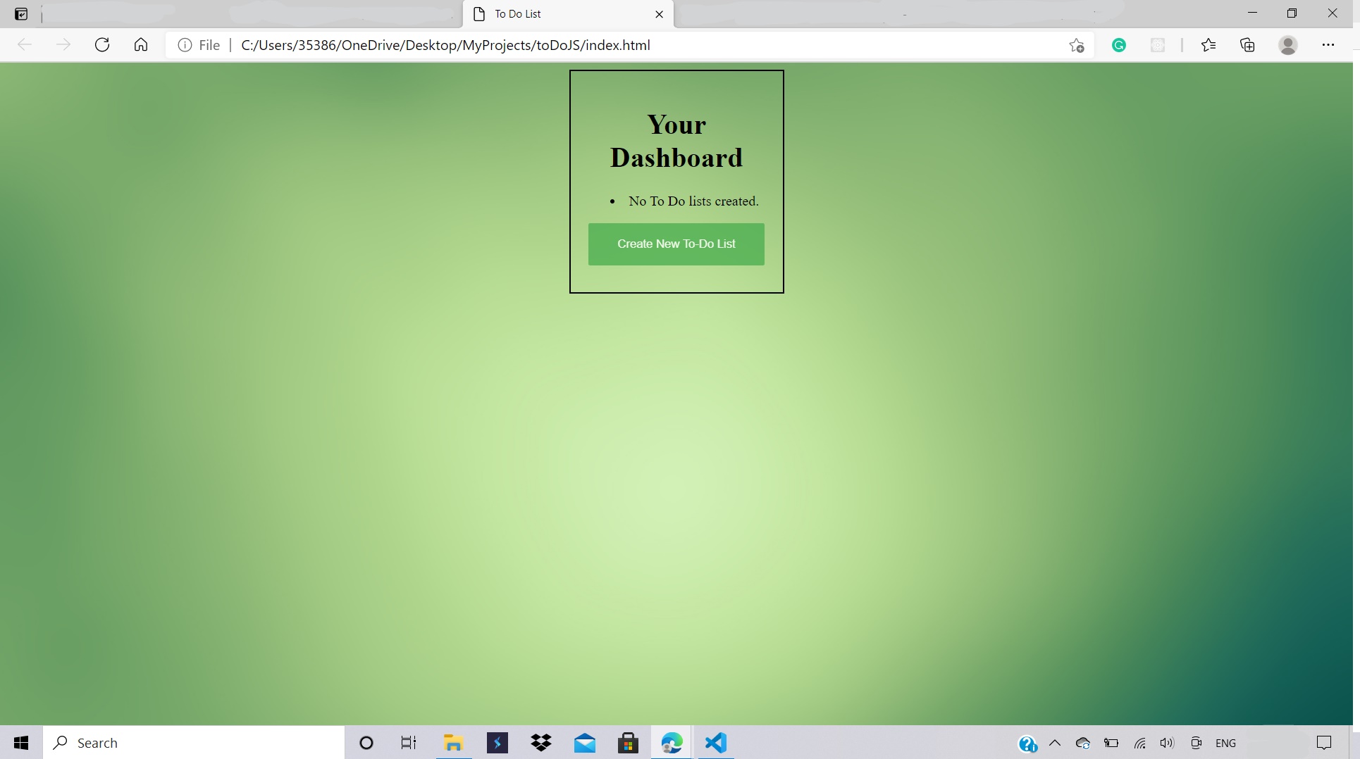 GitHub - RGeorge482/toDoJS