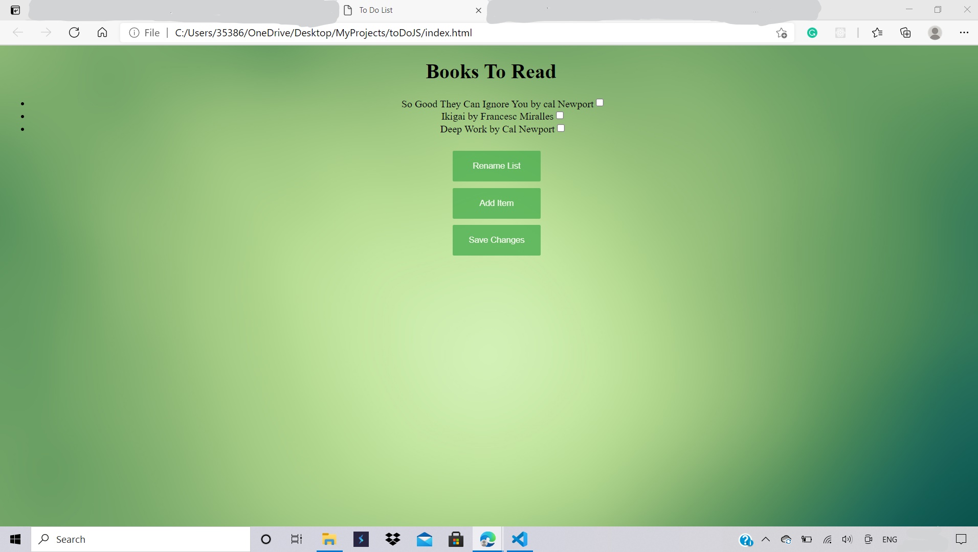 GitHub - RGeorge482/toDoJS